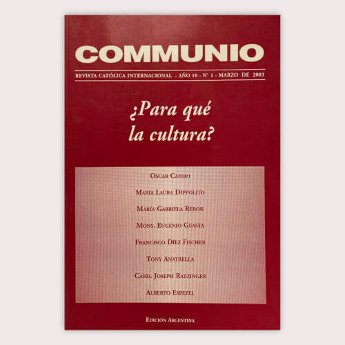 Communio Argentina – Revista católica argentina